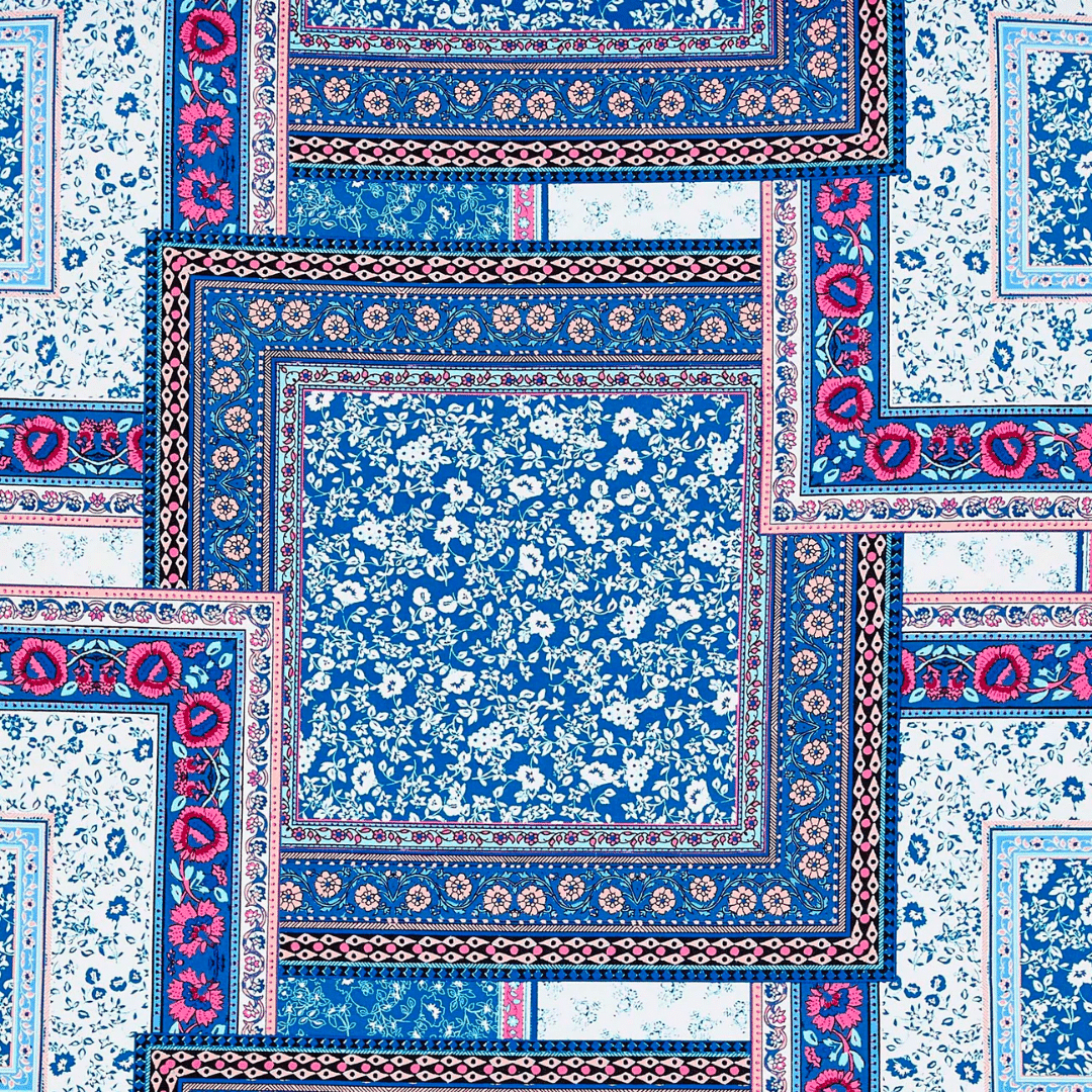 Buy Wholesale Patchwork Print Fabric By The Yard | Zelouf Fabrics