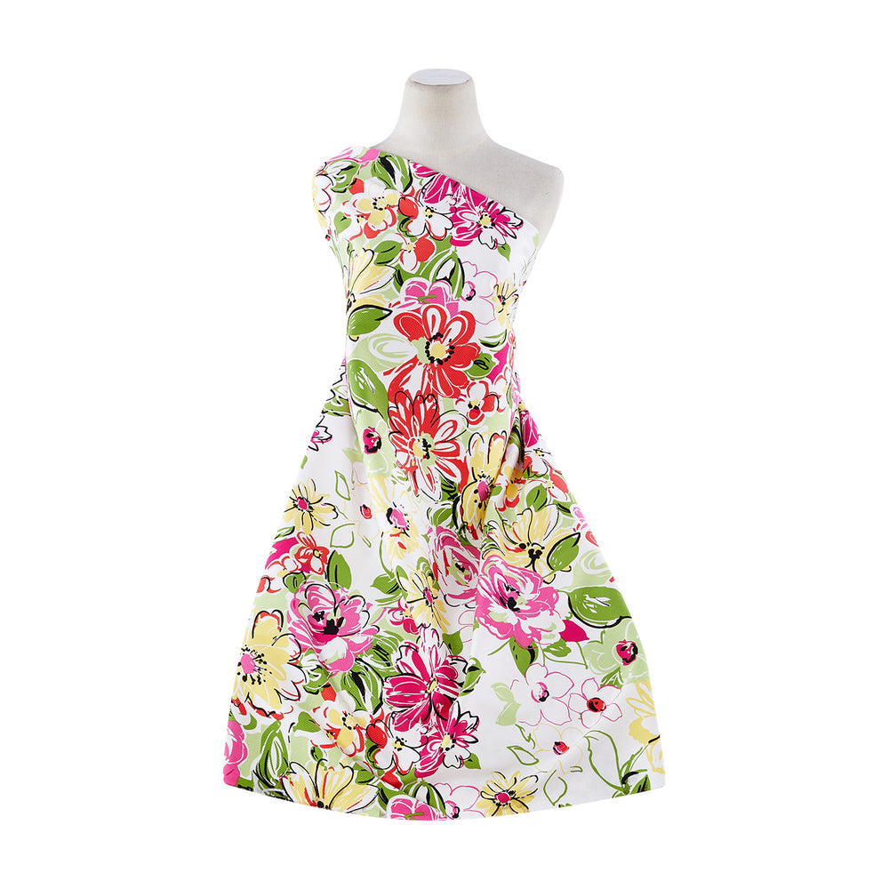 FLORAL PIQUE PRINT | 10790-5193 | Wholesale Fabrics from $20.39 USD