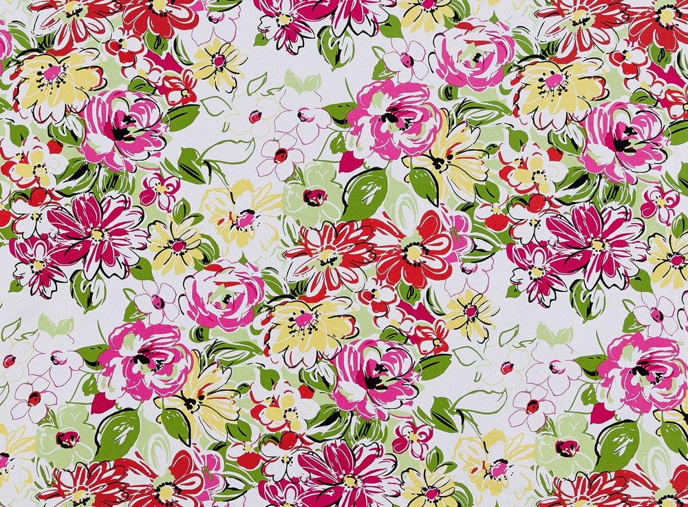 FLORAL PIQUE PRINT | 10790-5193 | Wholesale Fabrics from $20.39 USD