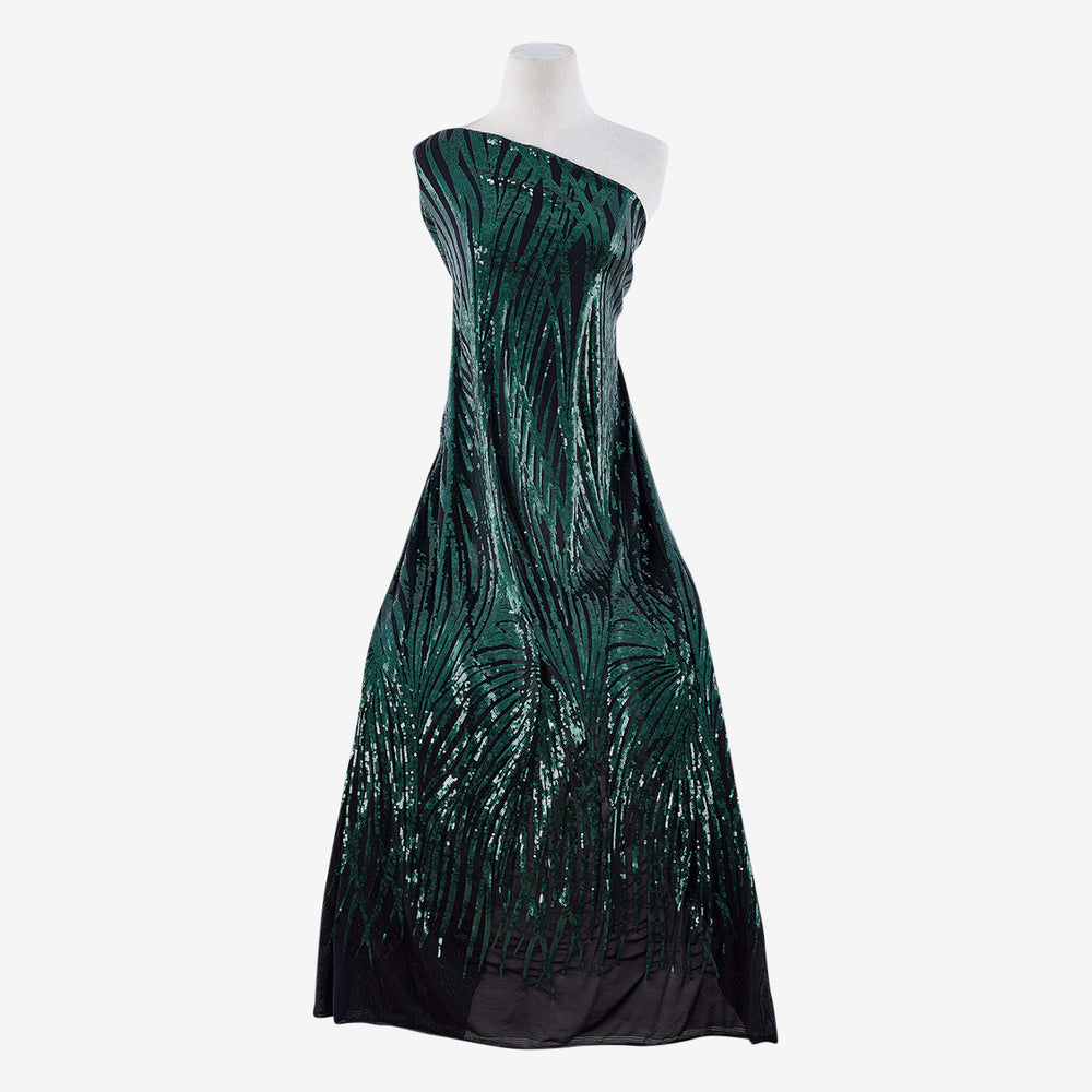 AHLEN SEQUIN EMB POWER MESH | 25166 | Wholesale Fabrics from $21.69 USD