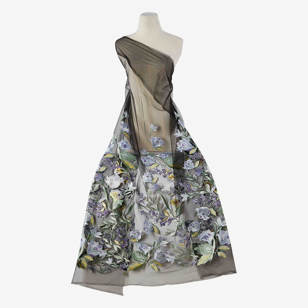 FRESH FLORAL BORDER MESH | 25302-1060 | Wholesale Fabrics from $16.99 USD