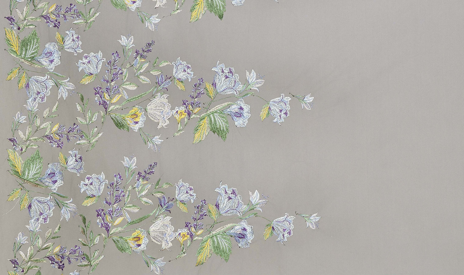 FRESH FLORAL BORDER MESH | 25302-1060 | Wholesale Fabrics from $16.99 USD