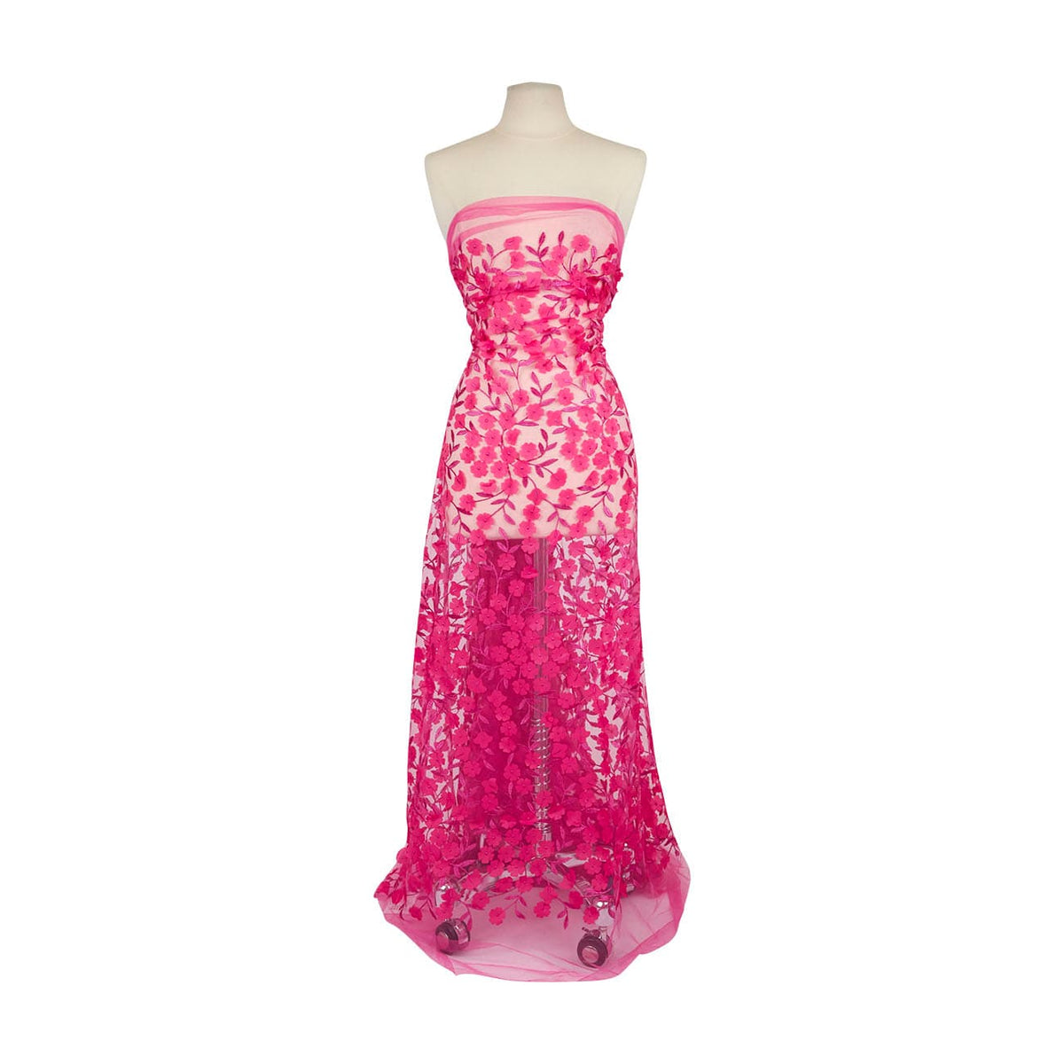 Buy Wholesale Caryn 3d Flower Embroidery Mesh | Zelouf Fabrics ...