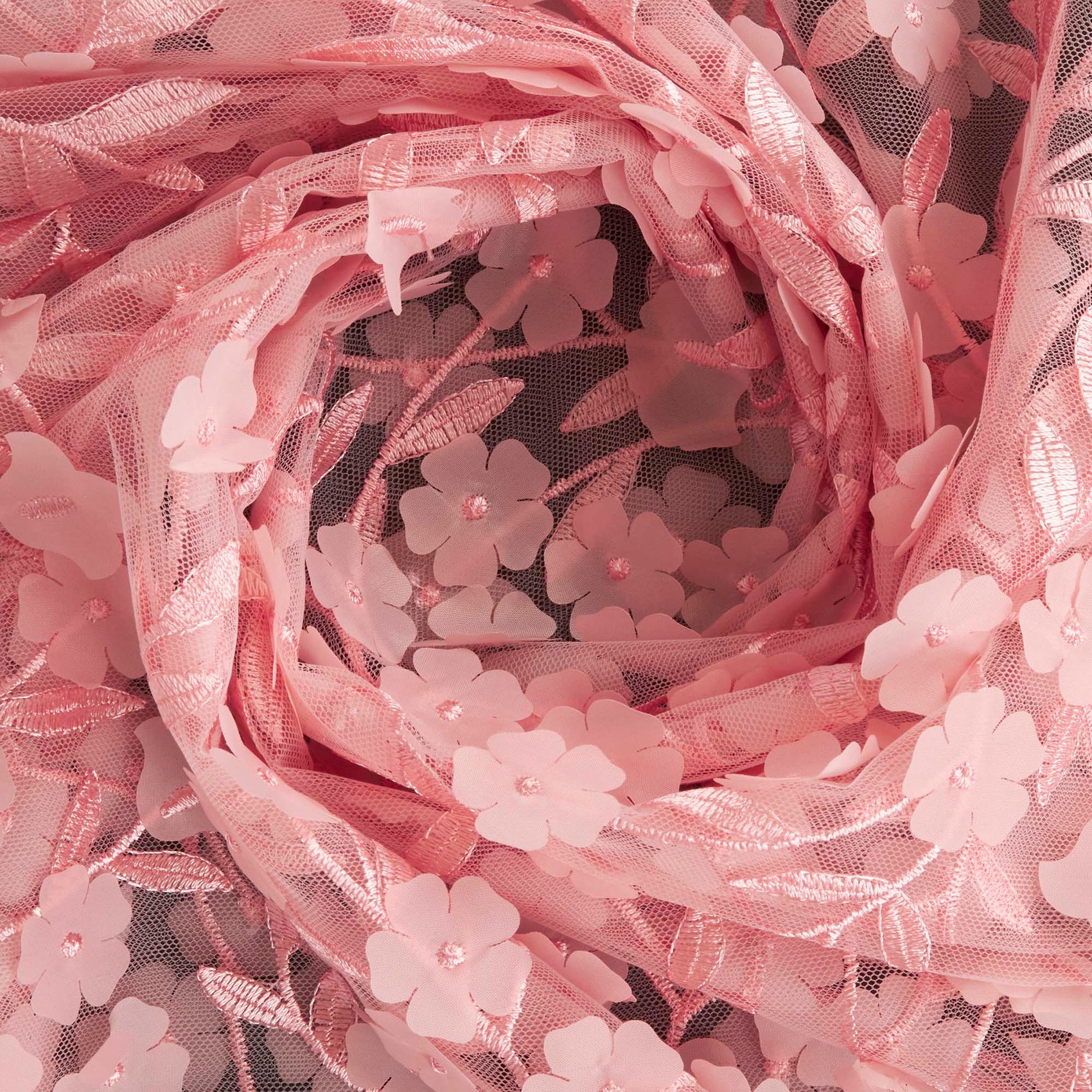 Buy Wholesale Caryn 3d Flower Embroidery Mesh | Zelouf Fabrics ...